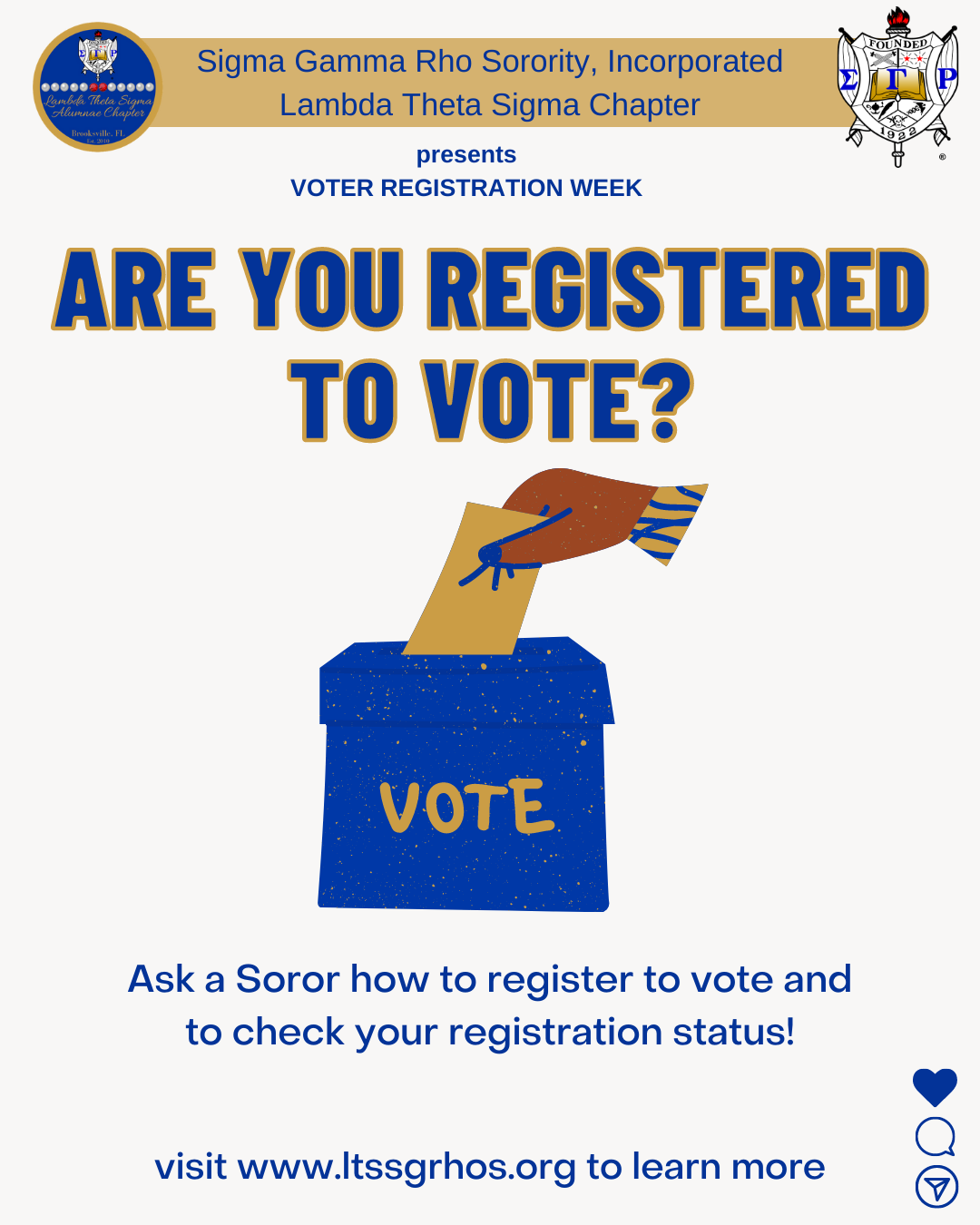 Social Action – Lambda Theta Sigma Alumnae Chapter | Sigma Gamma Rho Sorority, Inc.